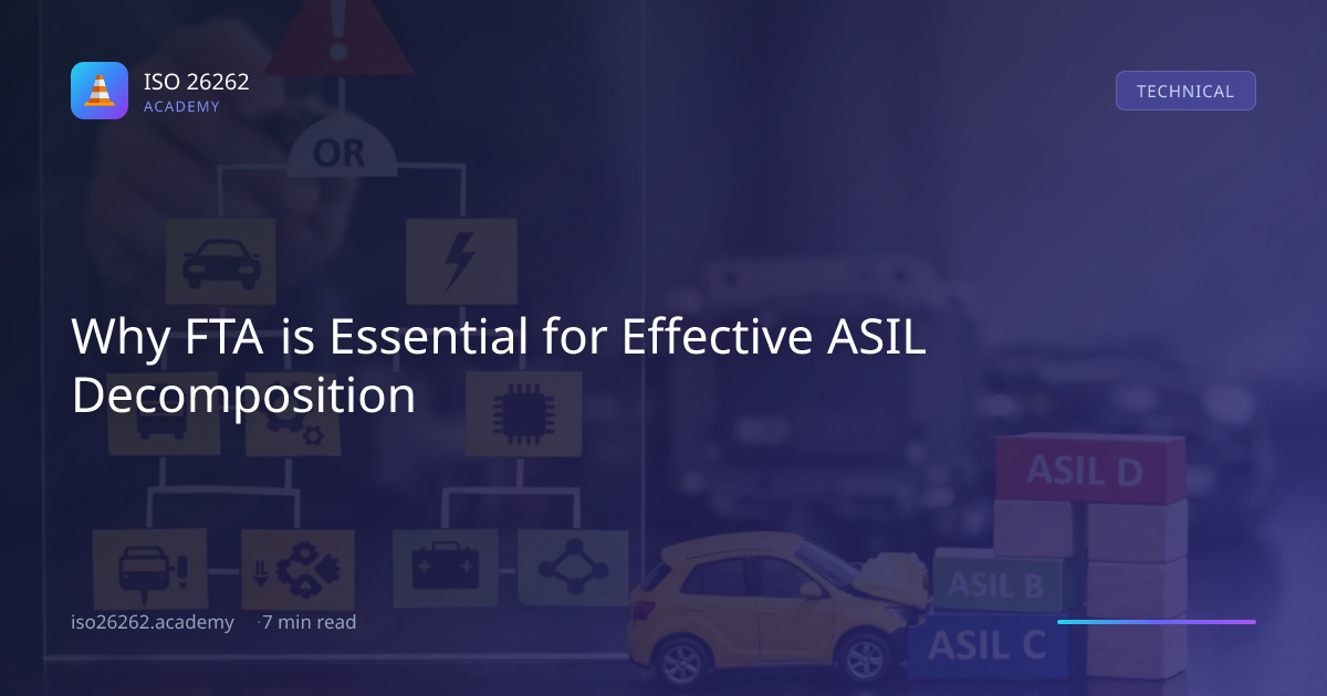 Why FTA is Essential for ASIL Decomposi | ISO 26262 Academy